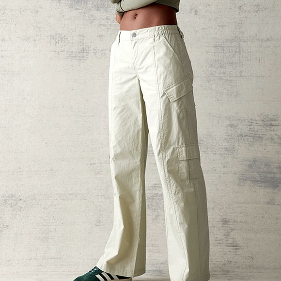 PacSun | Pants & Jumpsuits | Pacsun Womans Gray Low Rise Puddle Cargo ...